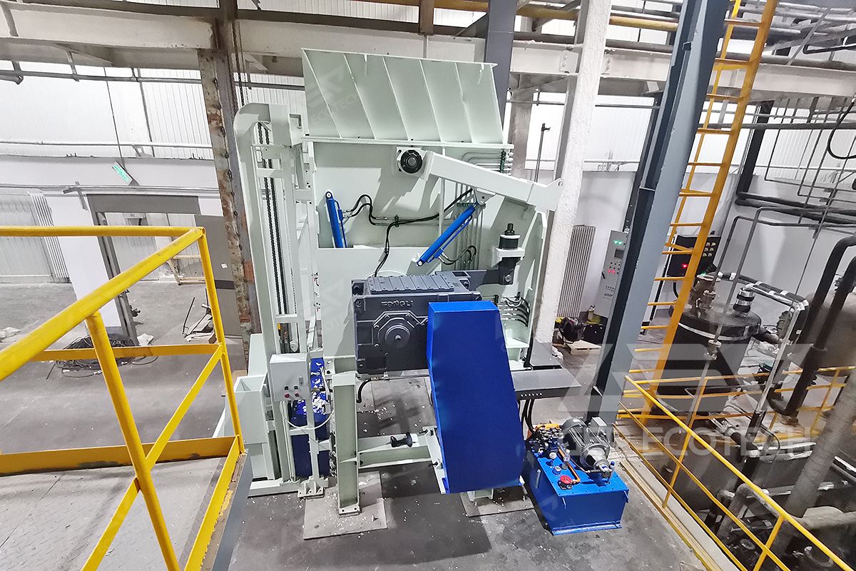 Industrial Solid Waste Disposed By Single-Shaft Shredder - GEP ECOTECH