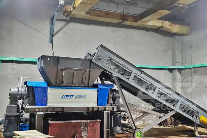 Plastic Drum Shredder Machine - GEP ECOTECH