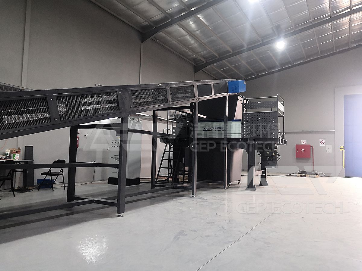 Dual-Shaft Metal Shredder in the Philippines - GEP ECOTECH