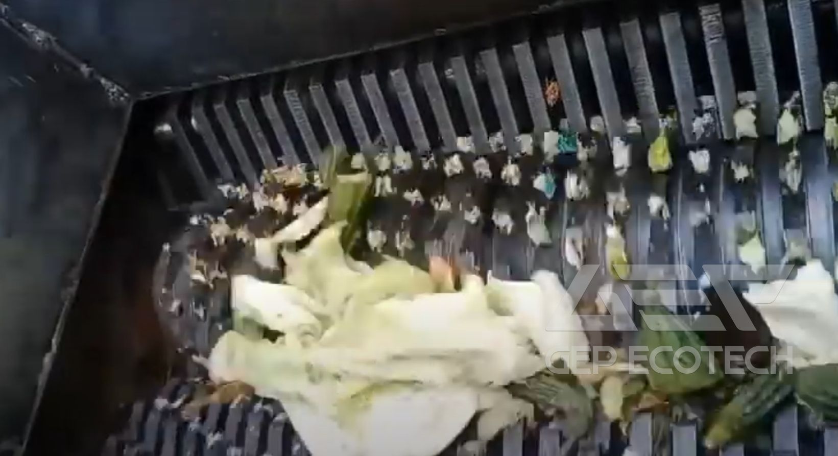 Small-Scale Dual Shaft Shredder for Compostable Materials - GEP ECOTECH