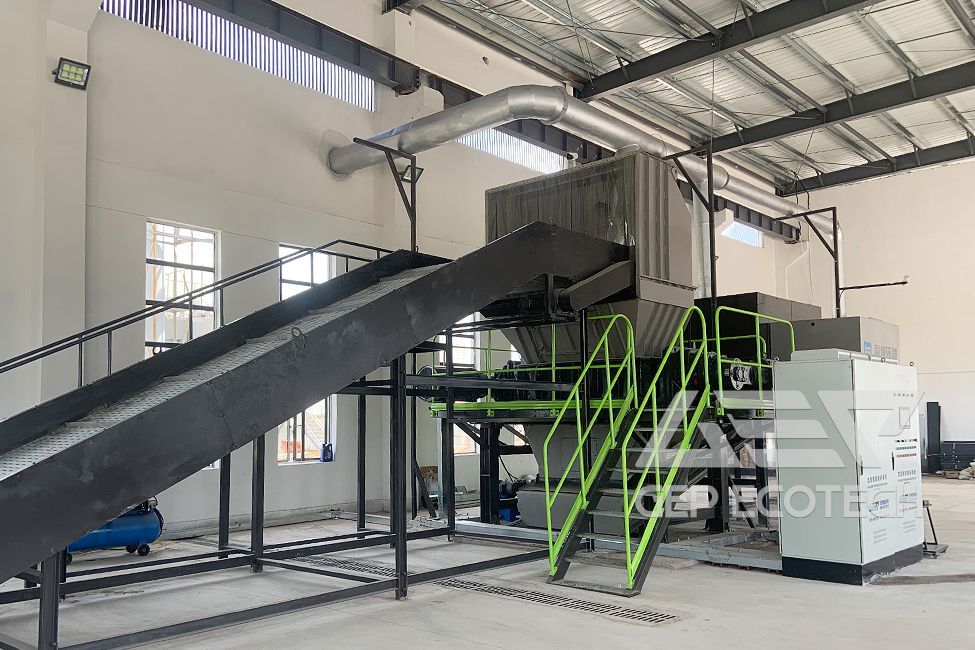 Double-Shaft Shredder GDL Series, Bulky Waste Shredder - GEP ECOTECH