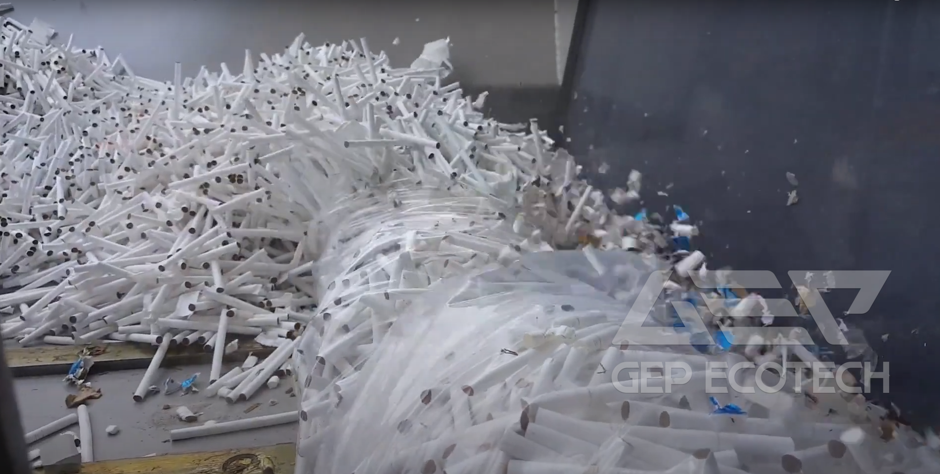 Industrial Cigarette Wastes Shredding - GEP ECOTECH