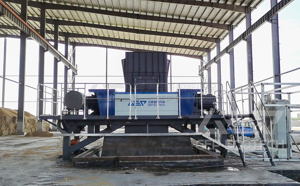 Application of Shredder in Straw Fermentation of Manure - GEP ECOTECH